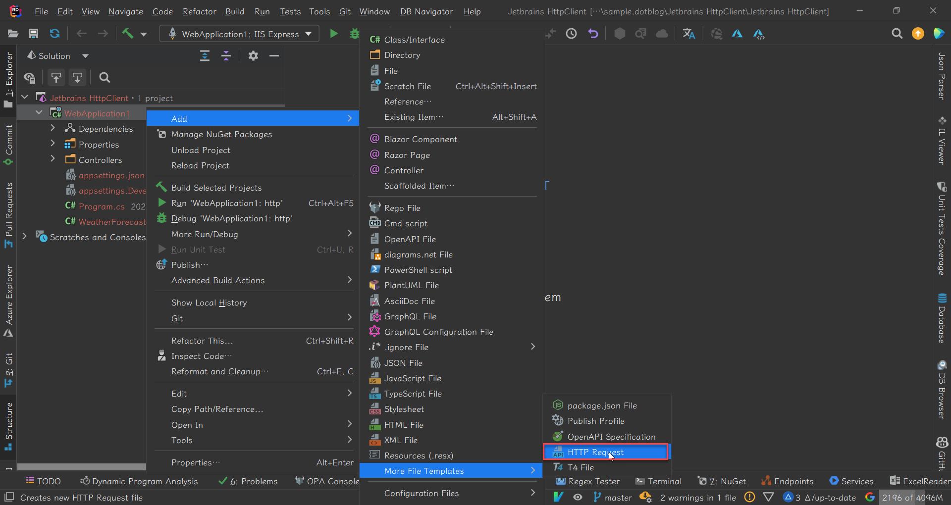 使用 Jetbrains 的 HttpClient 調用 Web API | 余小章 @ 大內殿堂 - 點部落