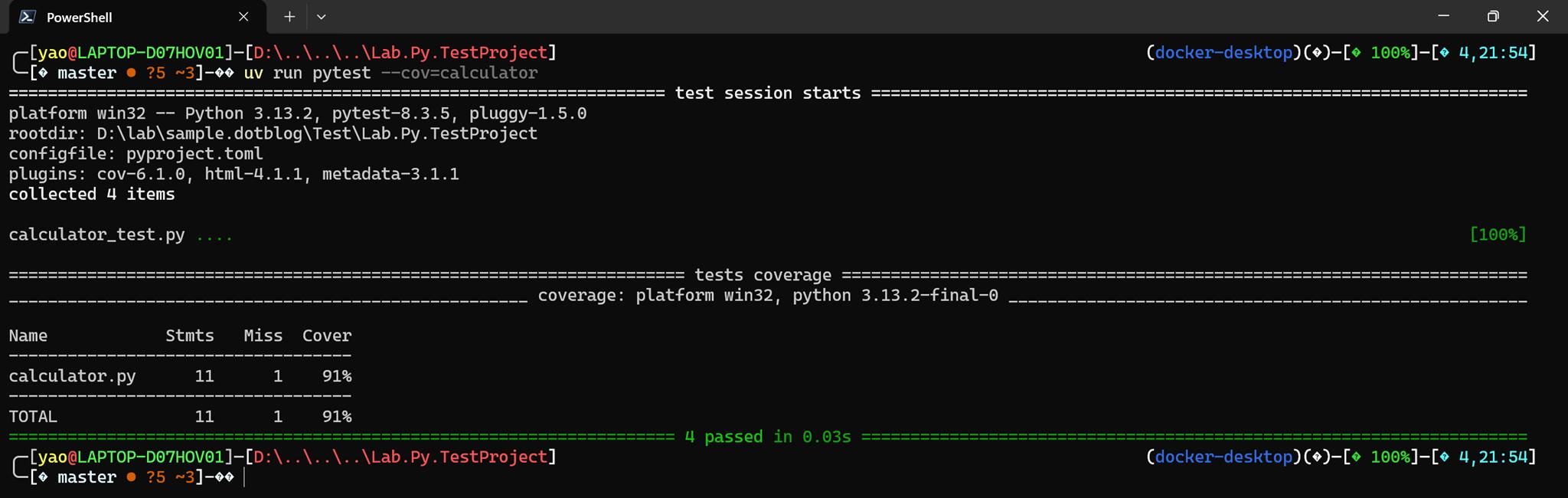 pytest 入門使用手冊 | 余小章 @ 大內殿堂 - 點部落
