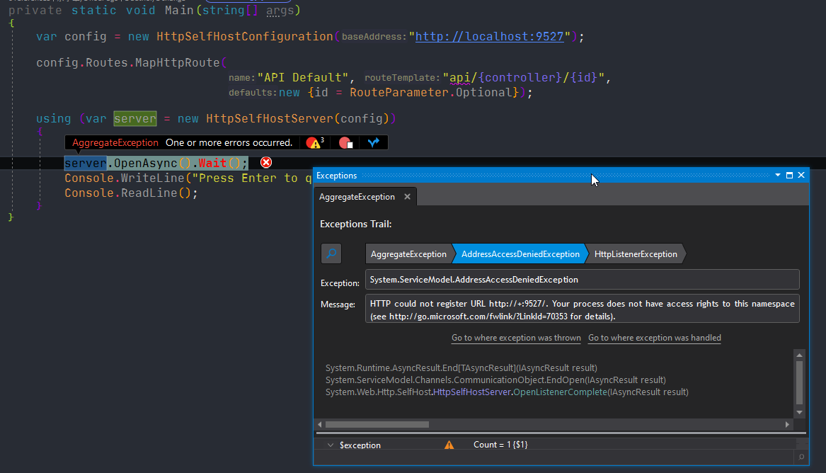 [ASP.NET Web API] 使用 Self-Host 掛載 Web API 1 | 余小章 @ 大內殿堂 - 點部落