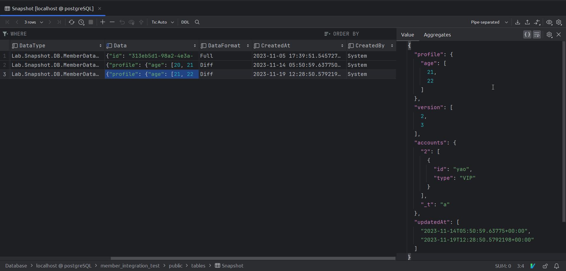 利用 JsonDiffPatch 產生資料異動時的差異內容，縮小儲存容量 | 余小章 @ 大內殿堂 - 點部落