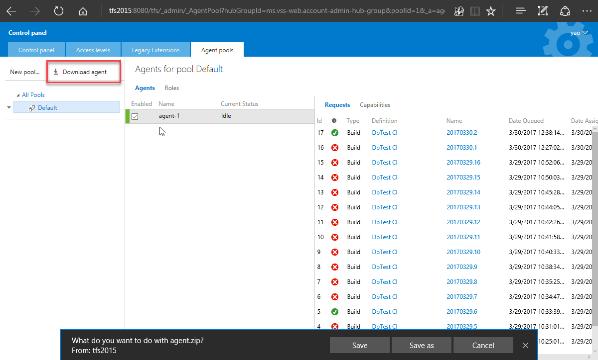 [TFS 2015.3] 安裝 Build vNext Agent | 余小章 @ 大內殿堂 - 點部落