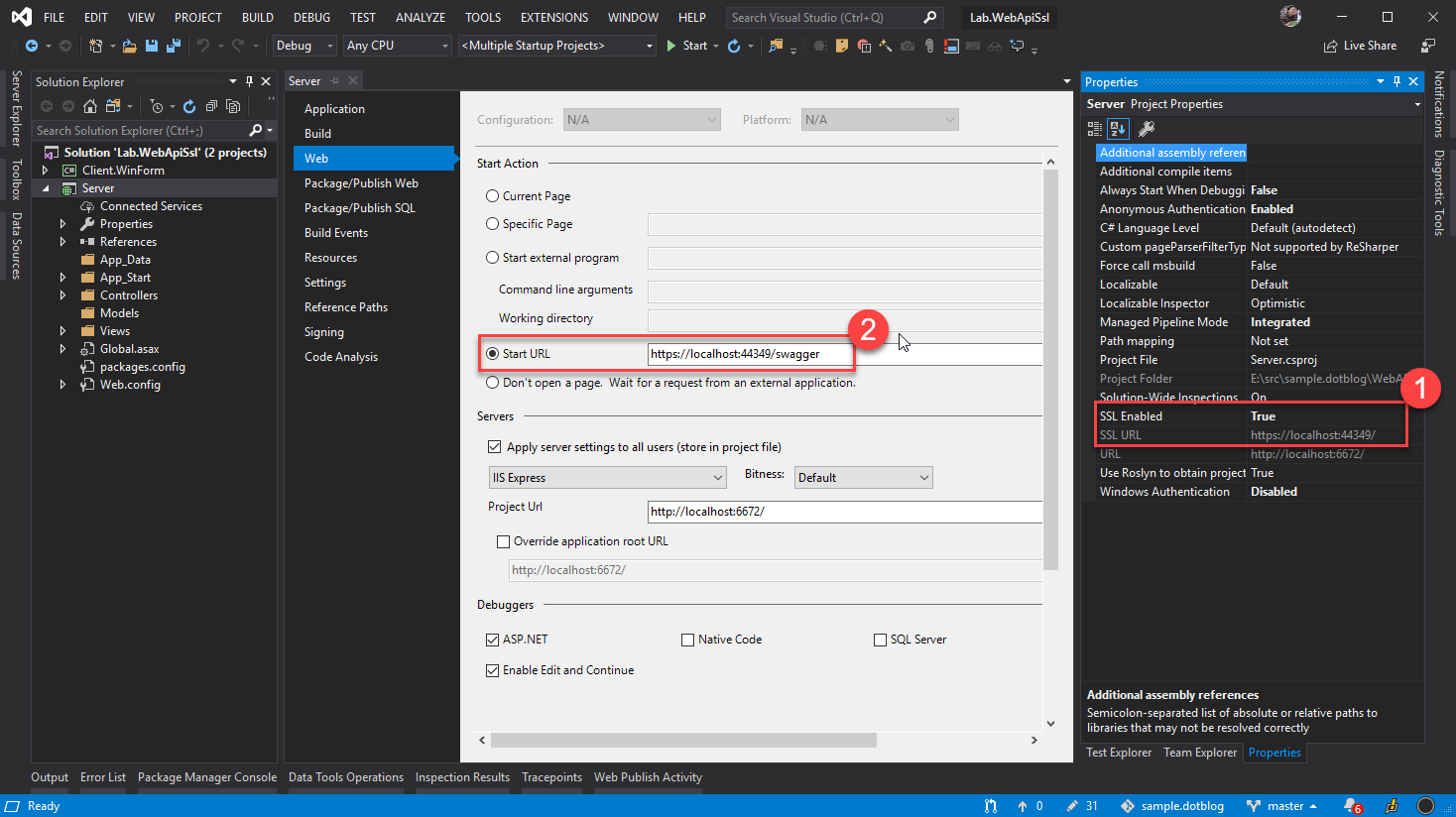 [ASP.NET Web API 2] 開發環境使用 SSL | 余小章 @ 大內殿堂 - 點部落