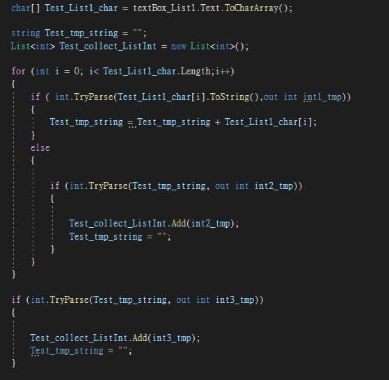 C# 的隨手筆記 1 - 如何將 String 中的的數值用 List 來收集 | 四月的筆記 - 點部落