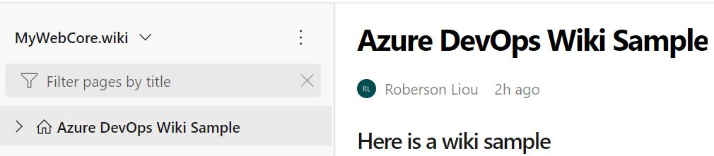 [ Azure DevOps ] Wiki 文件管理簡介 | 工程良田的小球場 - 點部落