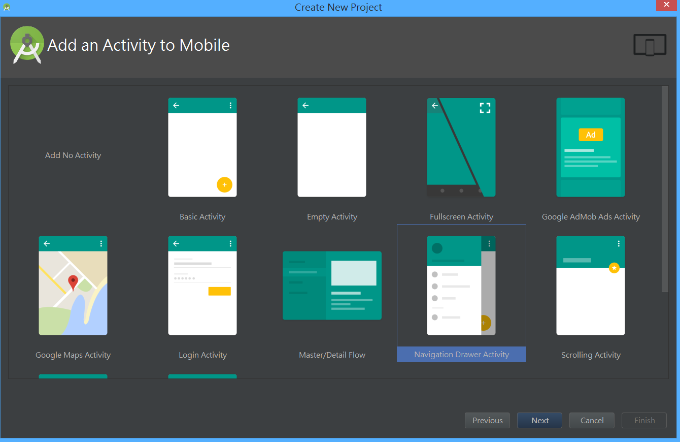 [Andriod Studio] 簡單實作 DrawerLayout 側邊菜單及如何使用自己畫的菜單 | 第一次學app就上手 - 點部落