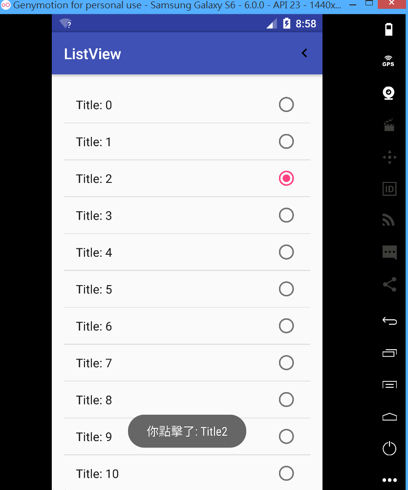 [Android Studio] 客製化ListView(點擊時秀出內項)搭配List Map應用、Single Choice ...