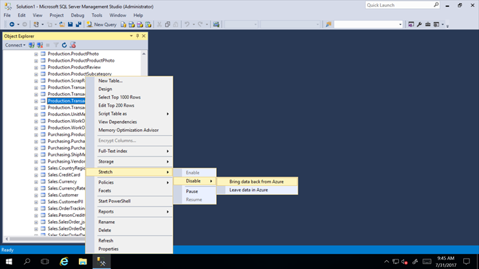 SQL 2016 Stretch database-1 | Data platform & Analytics - 點部落