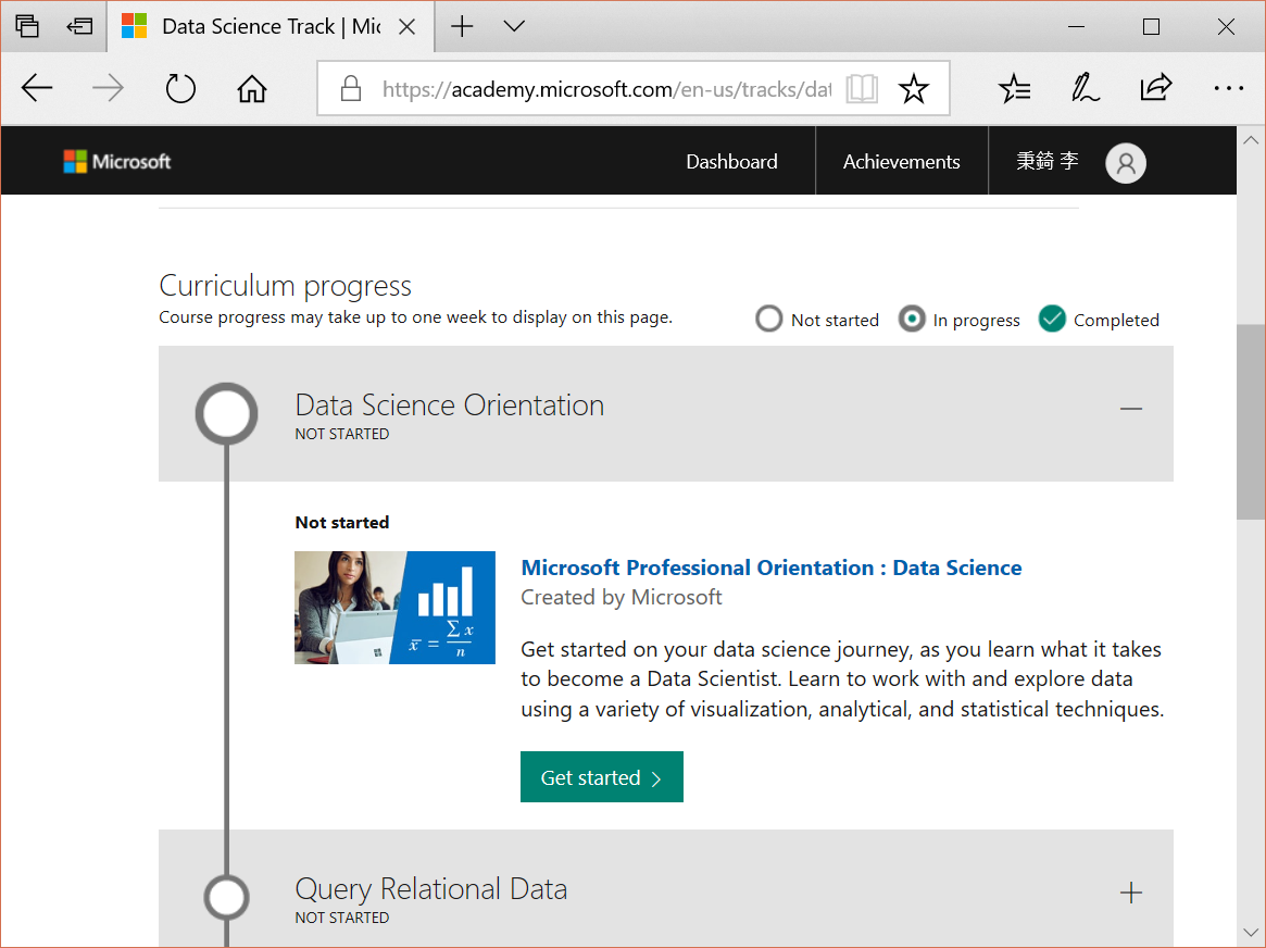 Microsoft Professional Program for Data Science(2018) | Data platform ...