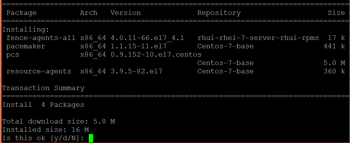 Red Hat Enterprise Linux 7.3 安装Pacemaker | 潛水太久總要浮出水面的 - 點部落
