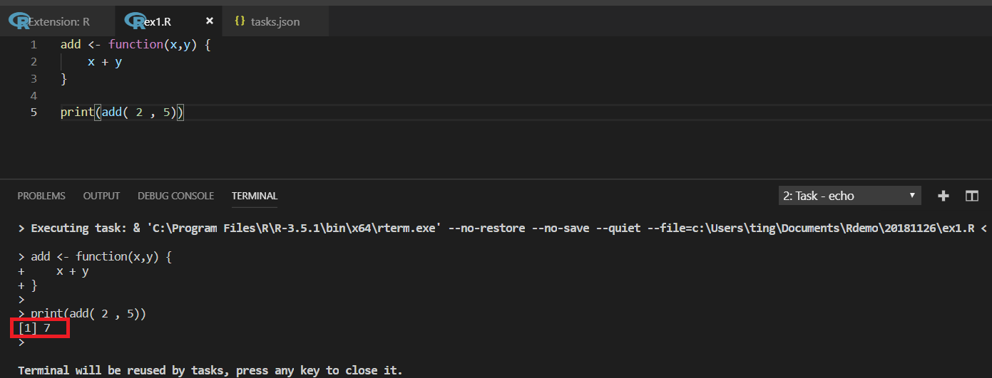 How to use visual studio code for r - rassense
