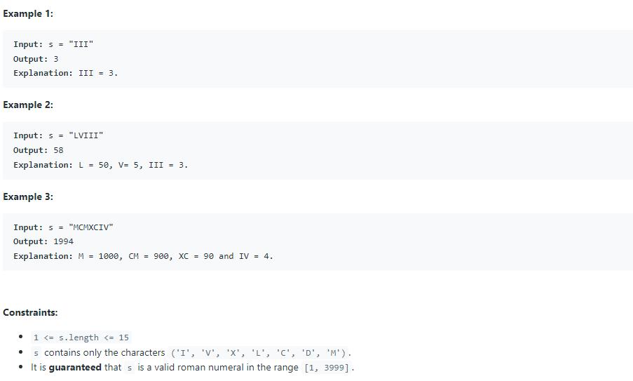 【LeetCode】解析_13 Roman to Integer | 不想上班的程式筆記 - 點部落