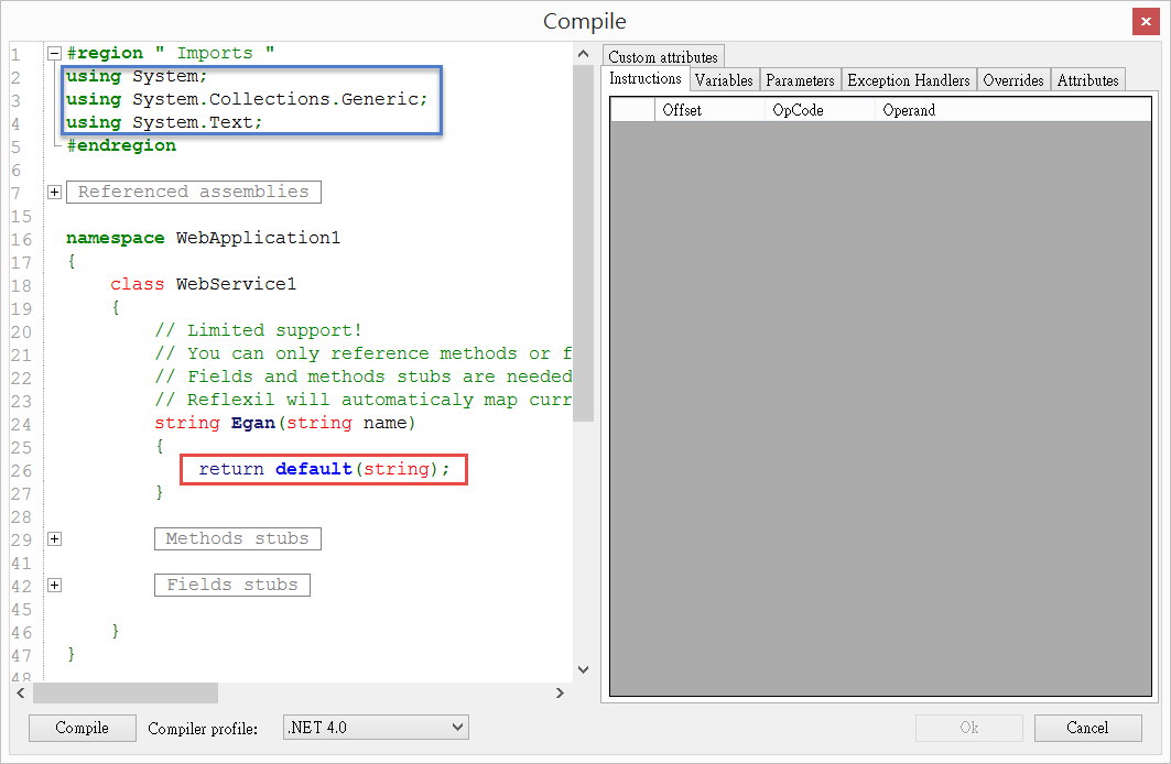 使用 .NET Reflector + Reflexil 調整Visual Studio 發行之dll檔 | Egan伊根 - 點部落