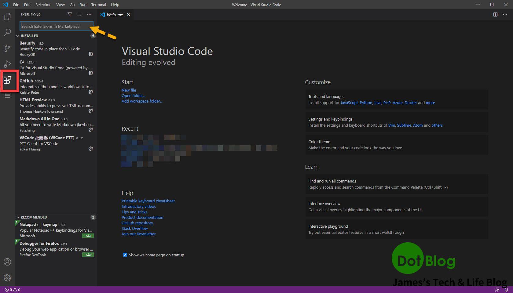 在 Visual Studio Code 中安裝 Blockchain Development Kit for Ethereum 延伸模組 ...