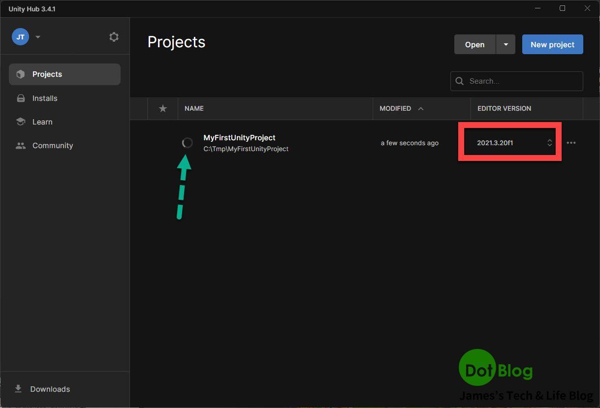 建立 Unity 3D 的開發專案與建置執行... | James's Tech & Life Blog - 點部落