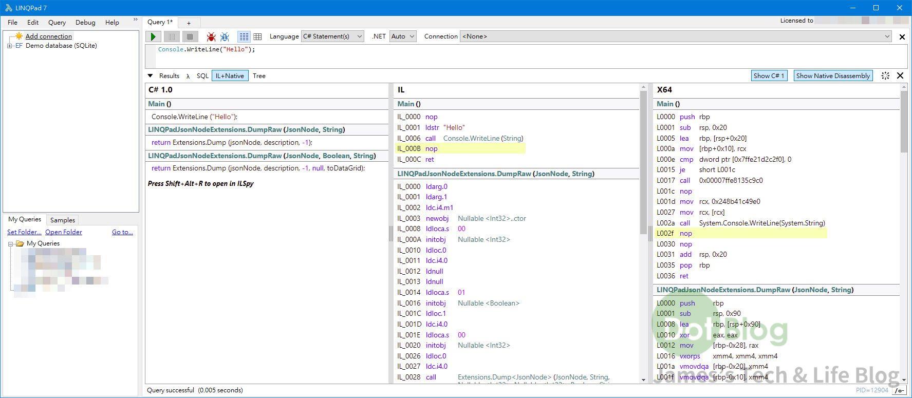 LINQPad 安裝與授權啟用(另附支援問題請求) | James's Tech & Life Blog - 點部落